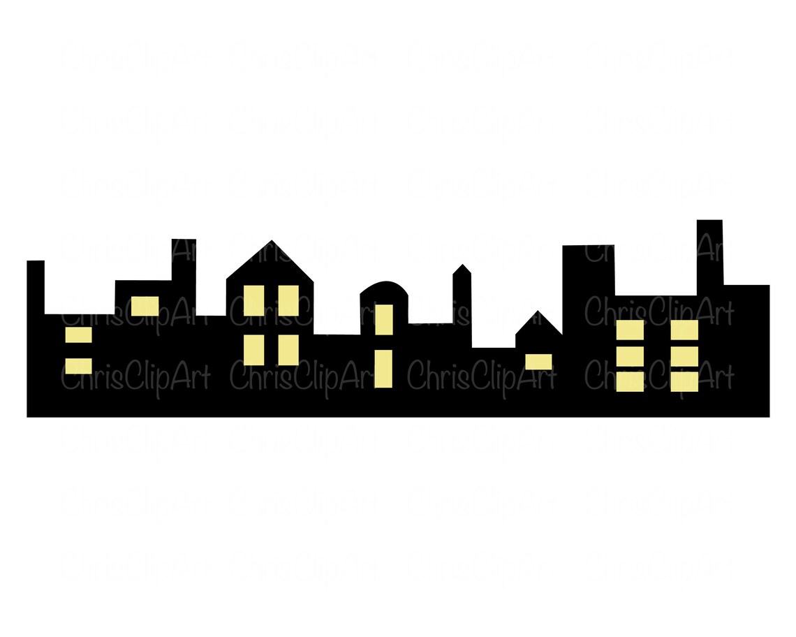 CITYSCAPE SVG Cityscape Png Cityscape Digital Paper - Etsy