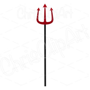 Devil Pitchfork SVG PNG JPG - Devil Trident Clipart - Devil Fork Cricut - Devil Fork Sublimation ...