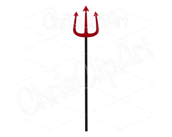 Red Pitchfork Clip Art