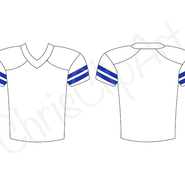 Football Jersey Svg - Etsy