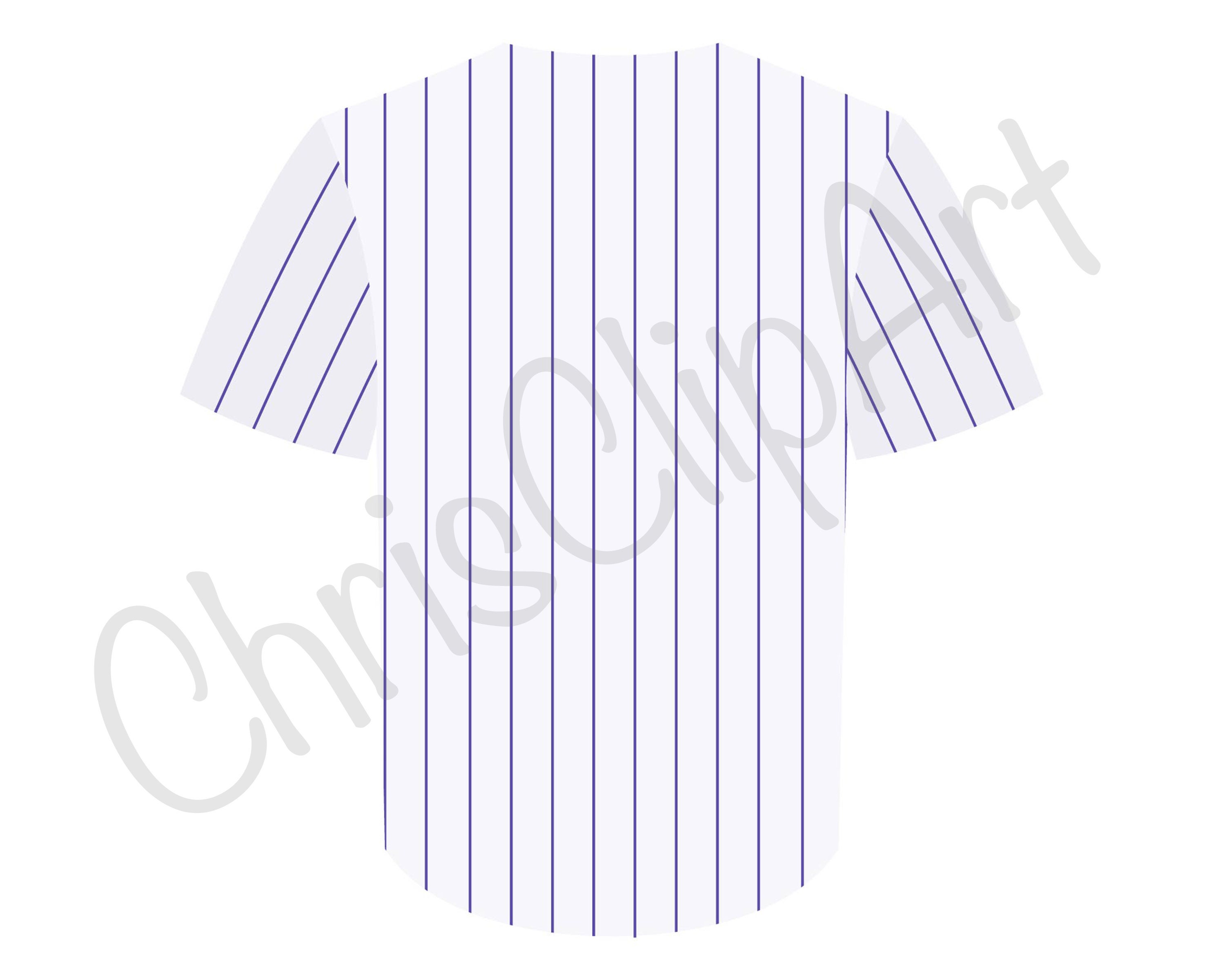 Baseball Jersey Back