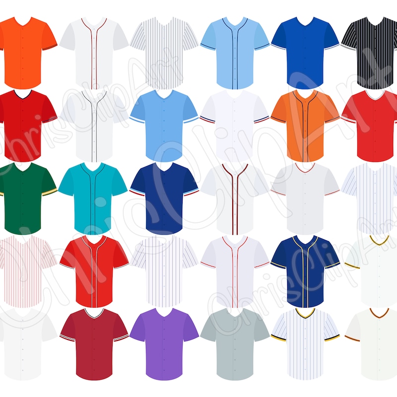 Baseball Jersey Template - Etsy