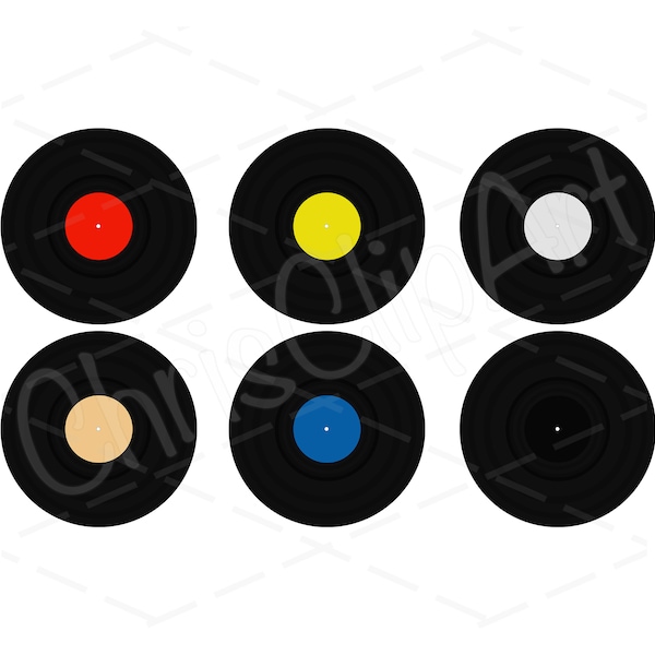 Lp Record Svg - Etsy