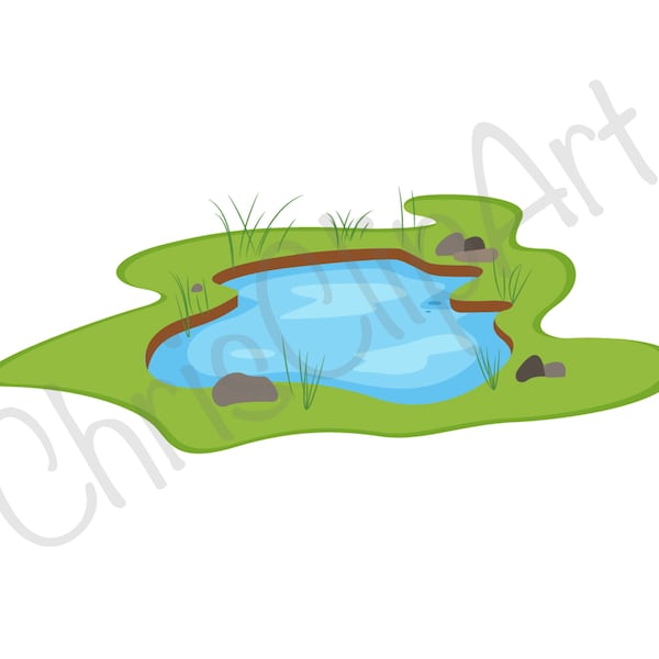 Pond Clipart - Etsy