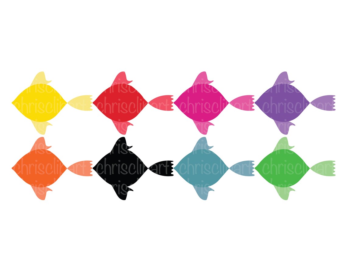 Fish Svg Fish Png Fish Clipart Fish Cricut Fish Symbol | Etsy