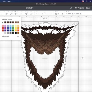 Werewolf Mask SVG PNG JPG Bundle Werewolf Beard Clipart Wolfman Vector ...
