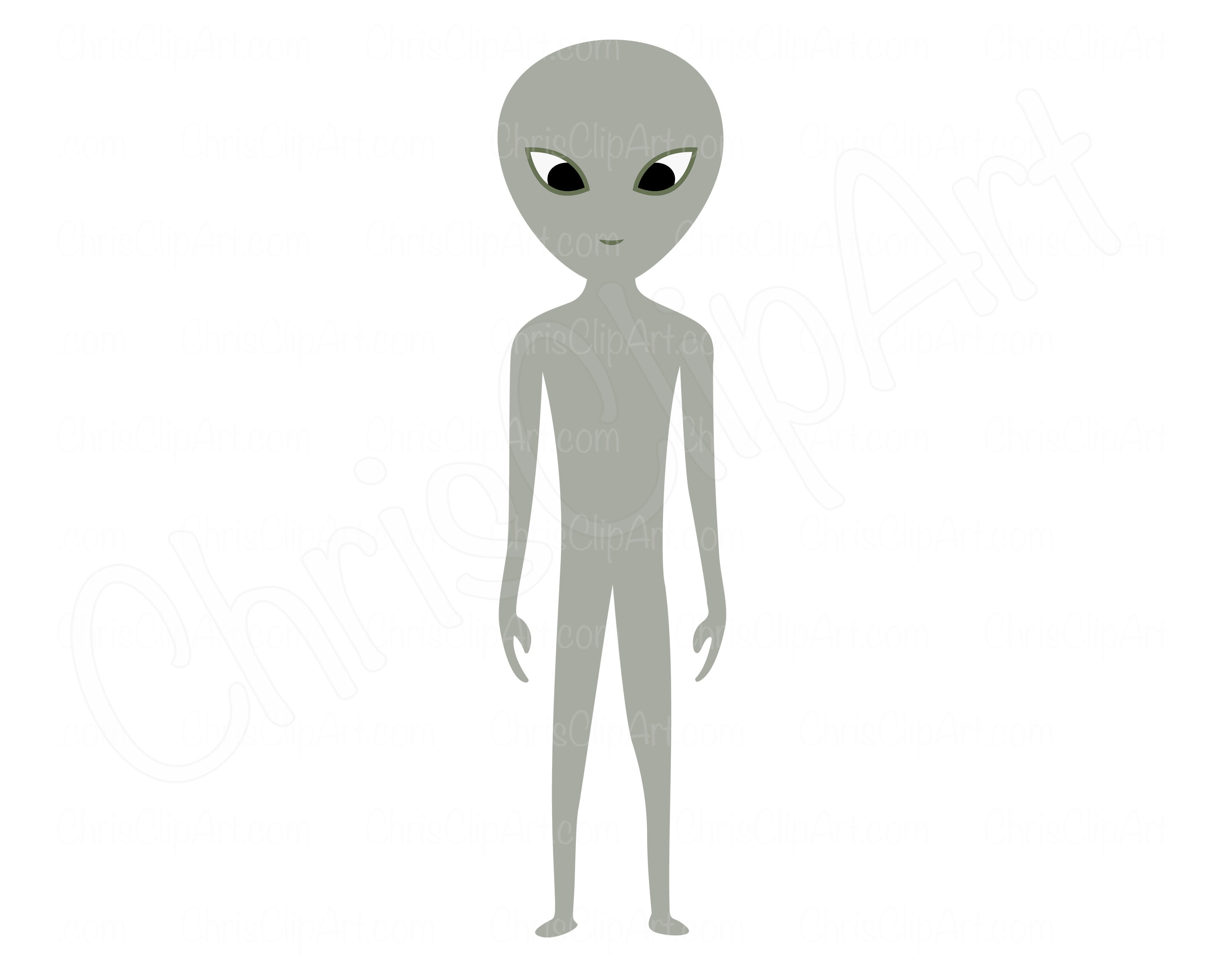 Grey Alien Cartoon