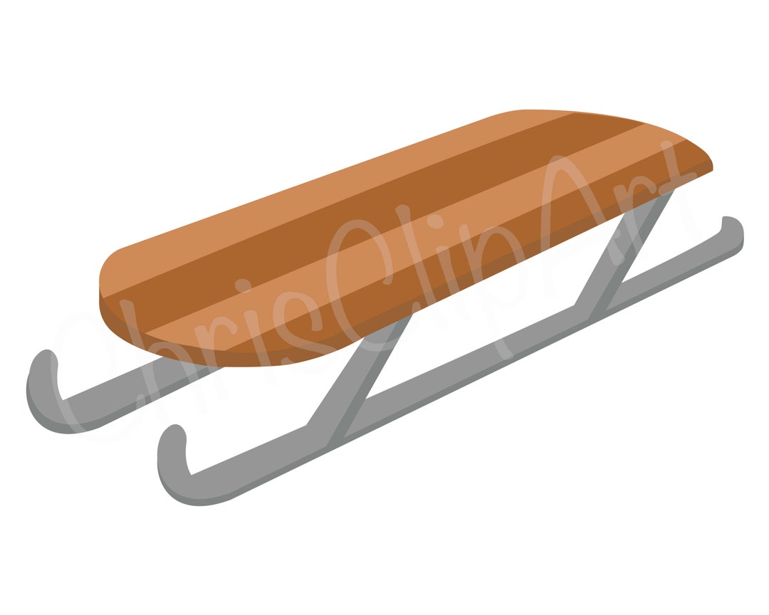 Toboggan SVG PNG JPG Sledding Clipart Winter Graphics for Cricut and ...