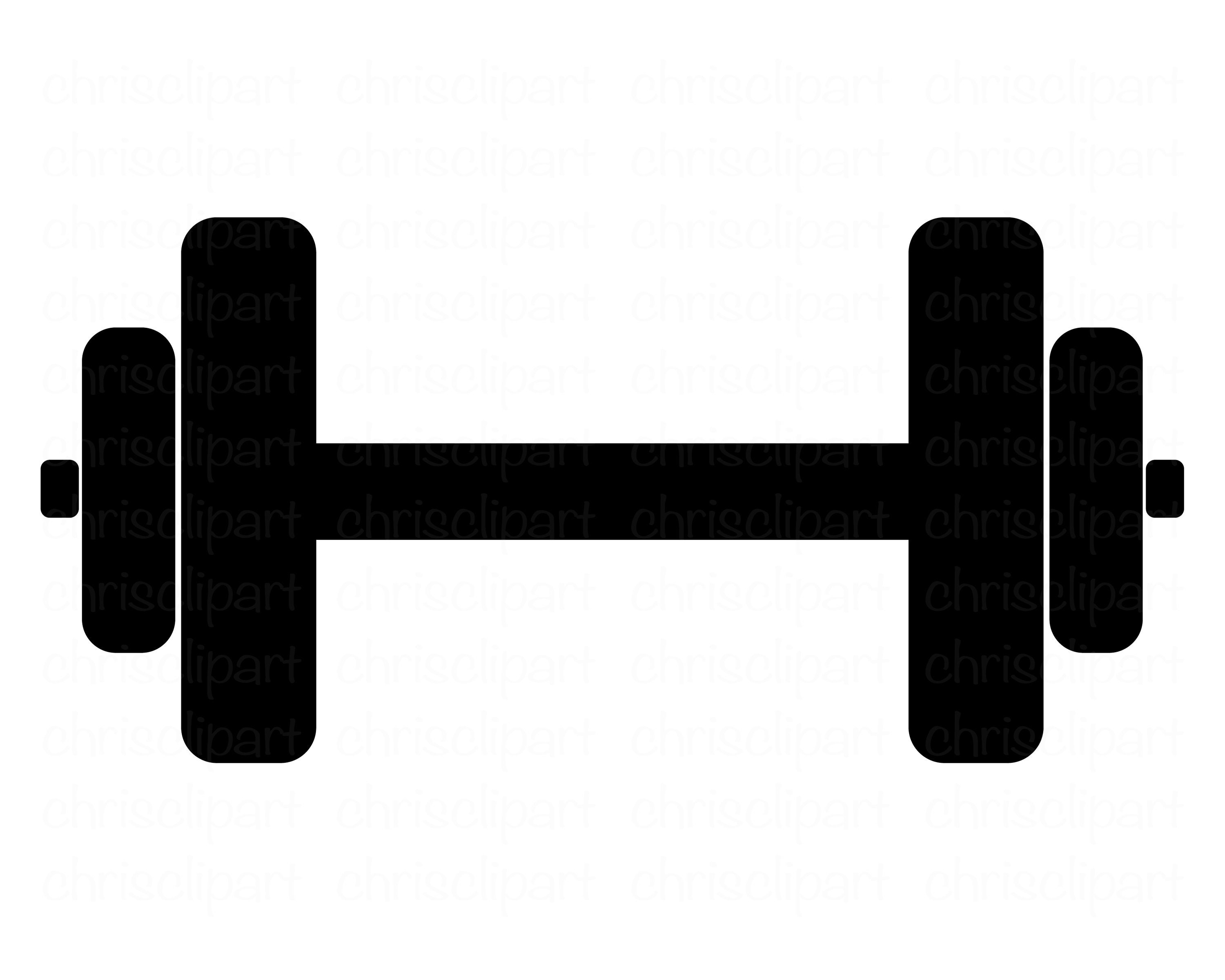 Dumbbell Svg Dumbbell Png Dumbbell Clipart Cricut Dumbbell - Etsy