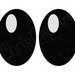 Button Eyes Clipart Graphics SVG PNG JPG Format Bundle of - Etsy