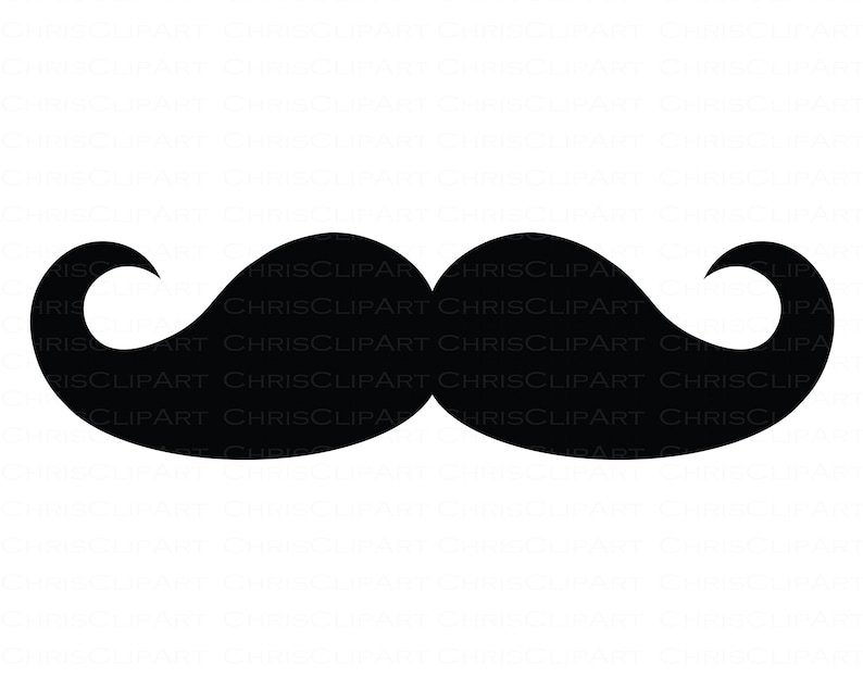 Vector de bigote, gráfico de bigote, clipart de bigote, archivos png ...