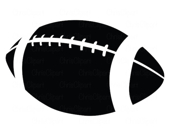 Football Silhouette Football Vector Football Svg File Black - Etsy