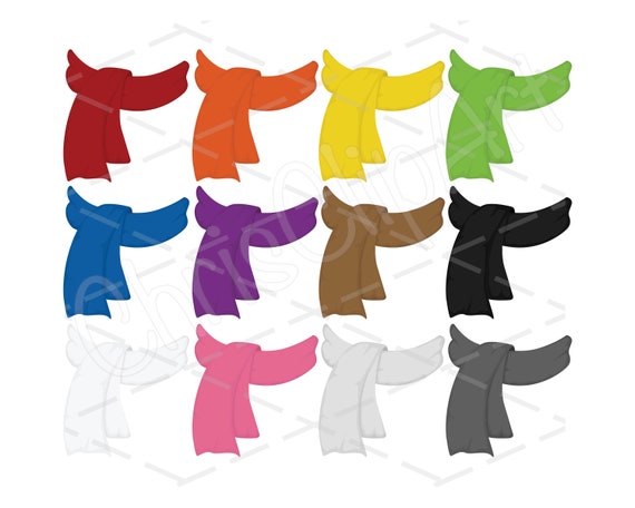 Snowman Scarf Clipart