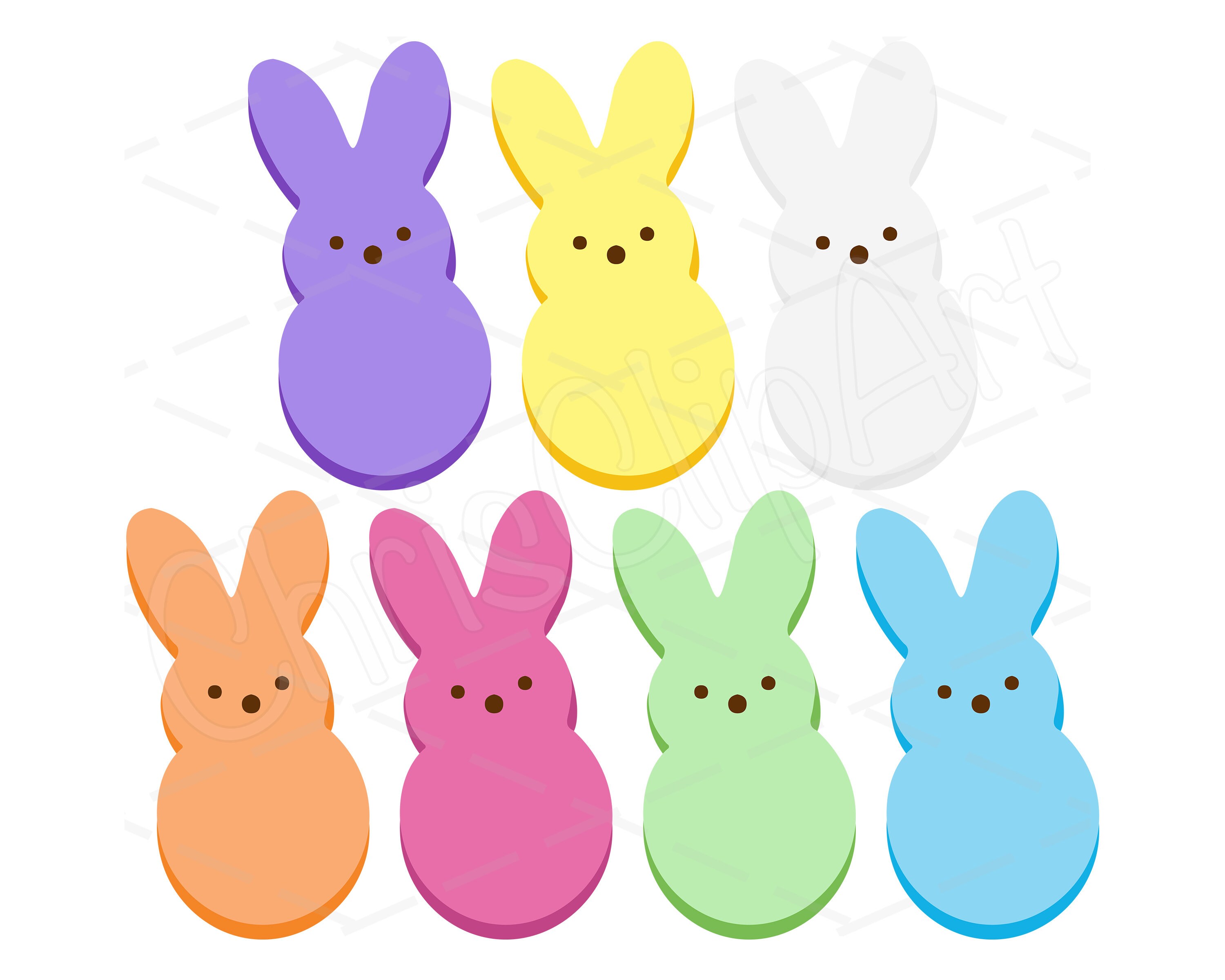 Candy Bunny Clipart – Easter Cricut, Sublimation (SVG, PNG, JPG) - Etsy