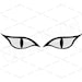 Scary Eyes SVG PNG JPG Monster Eyes Clipart Devil Eyes Sublimation Evil ...