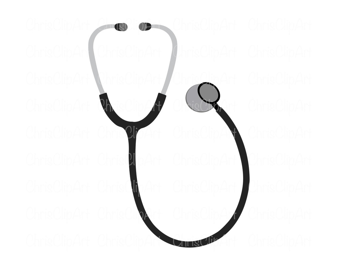 Stethoscope Svg Clipart Stethoscope Stethoscope Png Etsy España