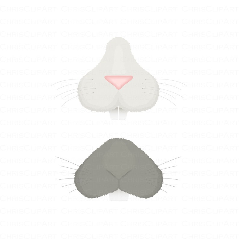 BUNNY NOSE Svg Clipart Bundle Rabbit Nose Svg Easter Bunny - Etsy Canada
