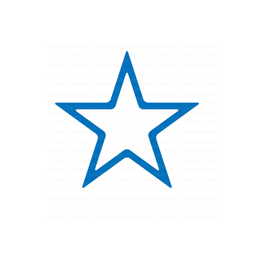 Blue Star Svg Blue Star Png Blue Star Clipart Blue Star - Etsy Denmark