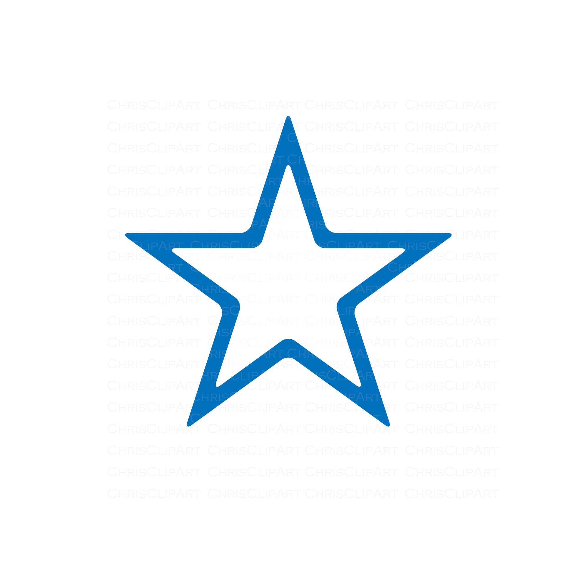 Estrella azul svg estrella azul png clipart estrella azul | Etsy México