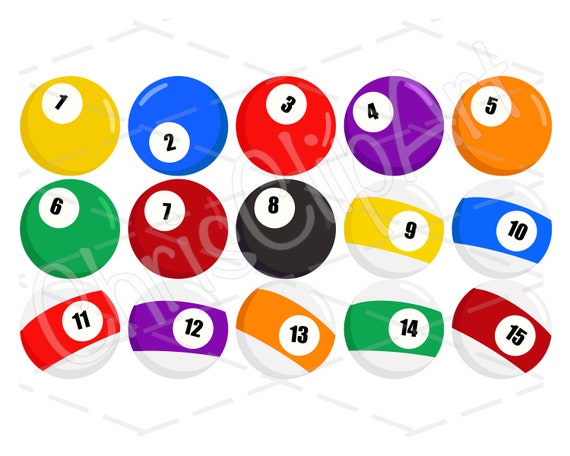 Billiard Balls Clipart