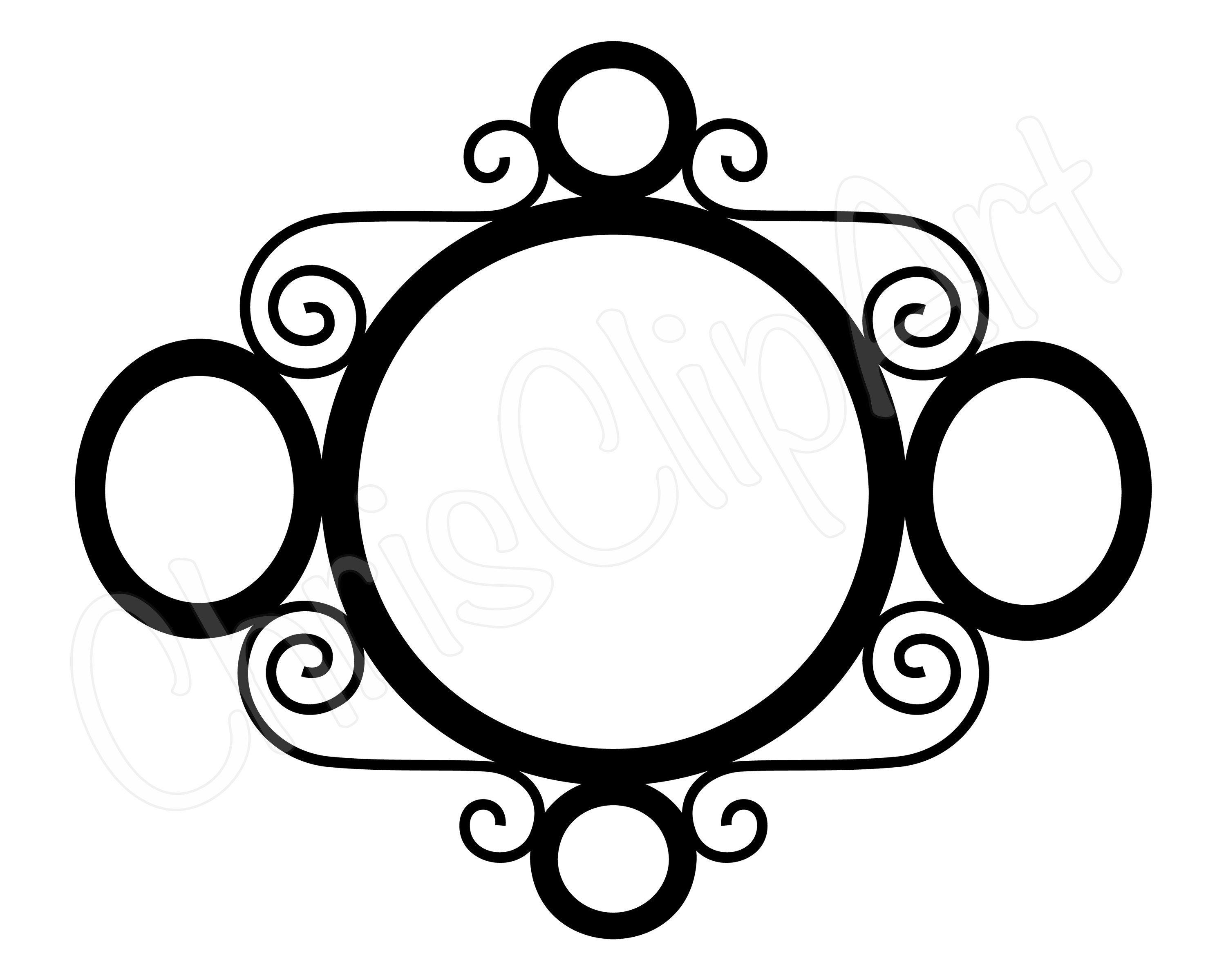 Black Oval Frame Png