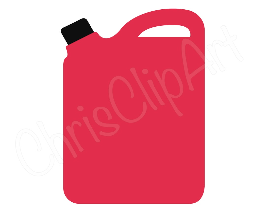 Red Gas Can SVG PNG Auto Jug Car Oil Jug Clipart - Etsy