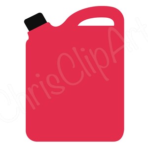 Red Gas Can SVG PNG Auto Jug Car Oil Jug Clipart - Etsy