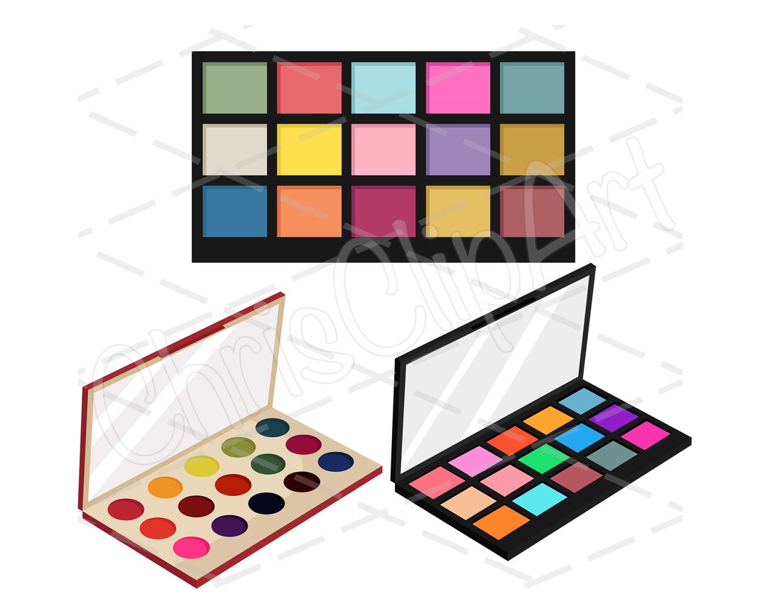 Eye Shadow SVG PNG JPG - Bundle of 3 - Eye Shadow Sublimation - Make up ...