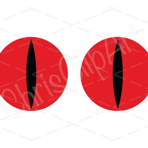 Snake Eye Clipart Bundle - 12 Colors - SVG PNG JPG - Eye Vector ...