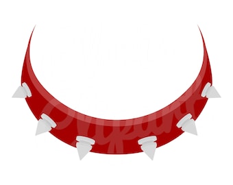 Spiked Collar Svg - Etsy