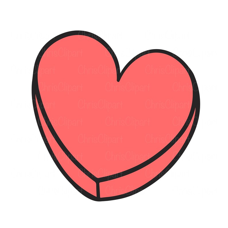 Blank Heart Candy Svg Conversation Hearts Svg Conversation - Etsy