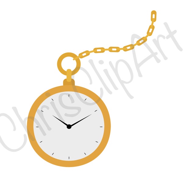 Pocket Watch Svg - Etsy