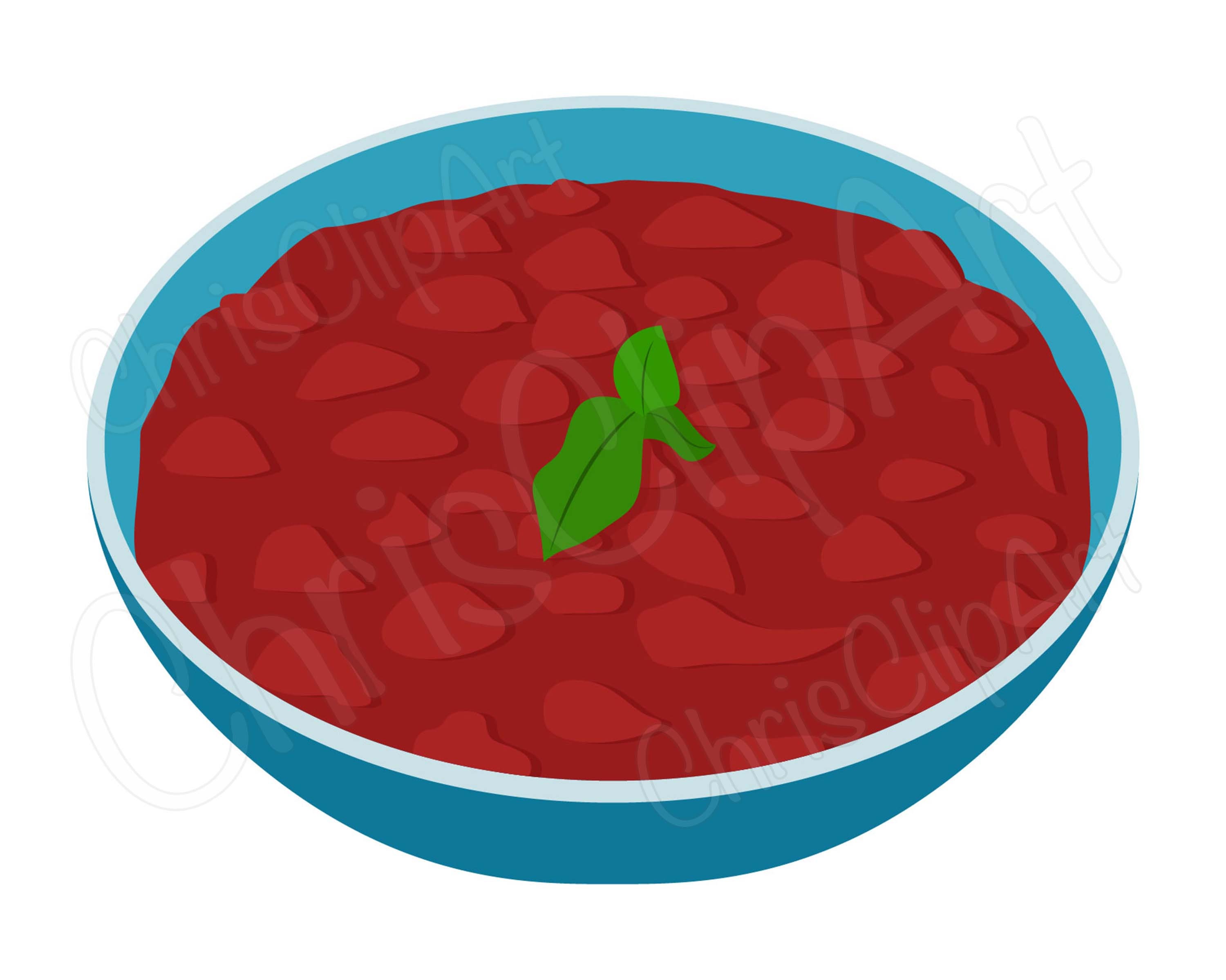 Cranberry Sauce Clipart