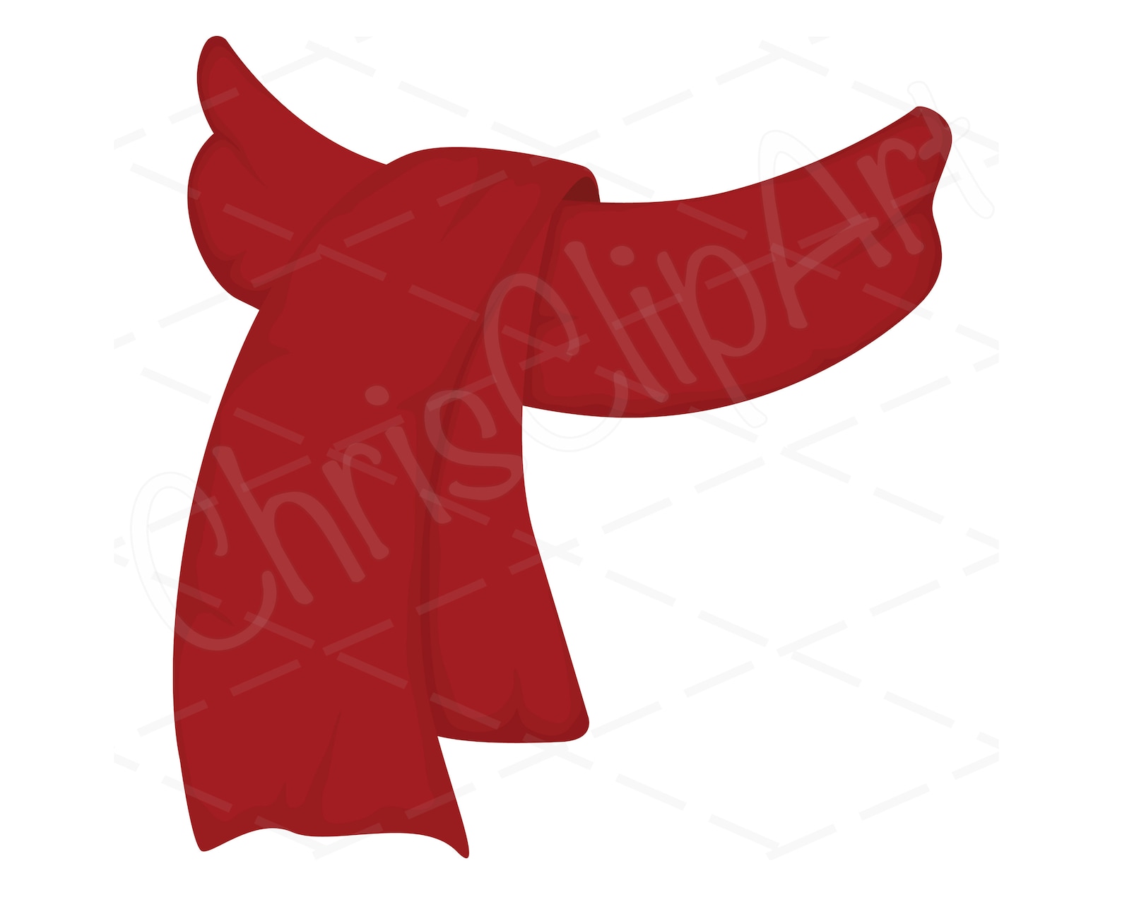 Red Scarf SVG PNG JPG - Snowman Scarf Clipart - Snowman Clipart - Scarf ...