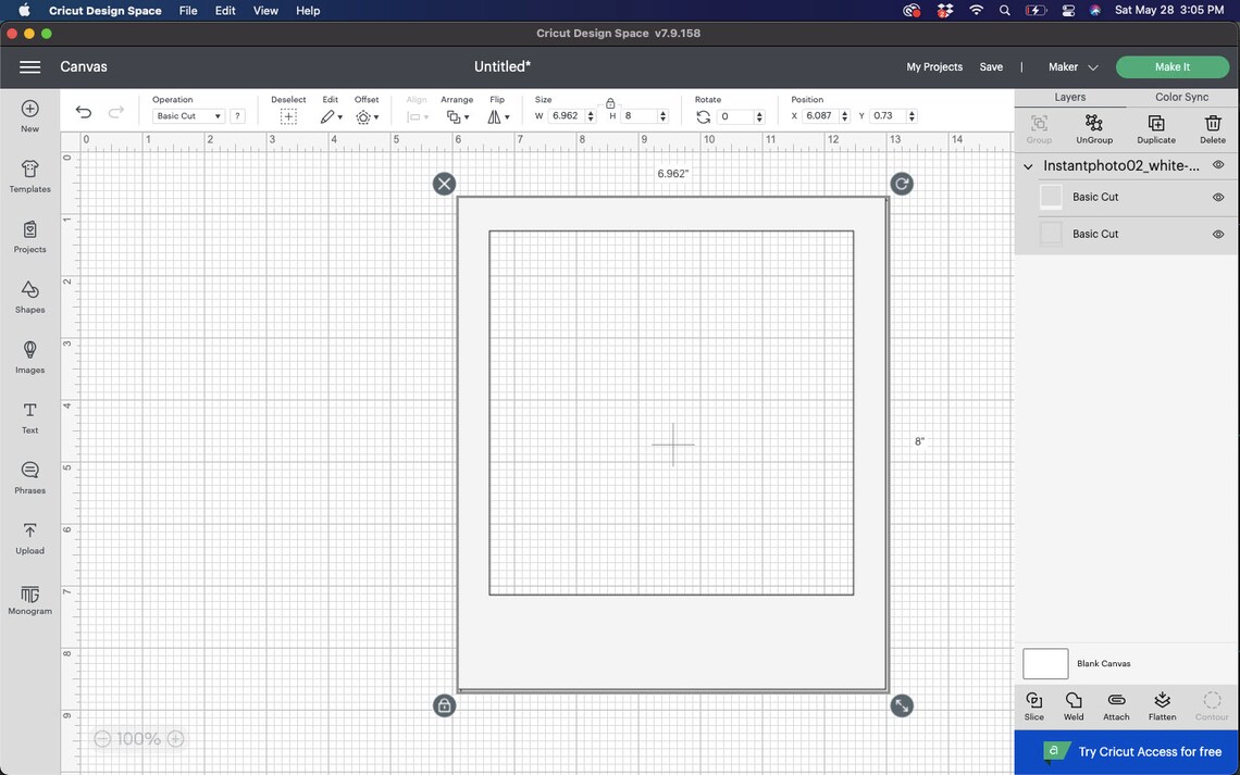 Instant Photo Frame Svg, Instant Photo Svg, Photo Frame Svg, Instant ...