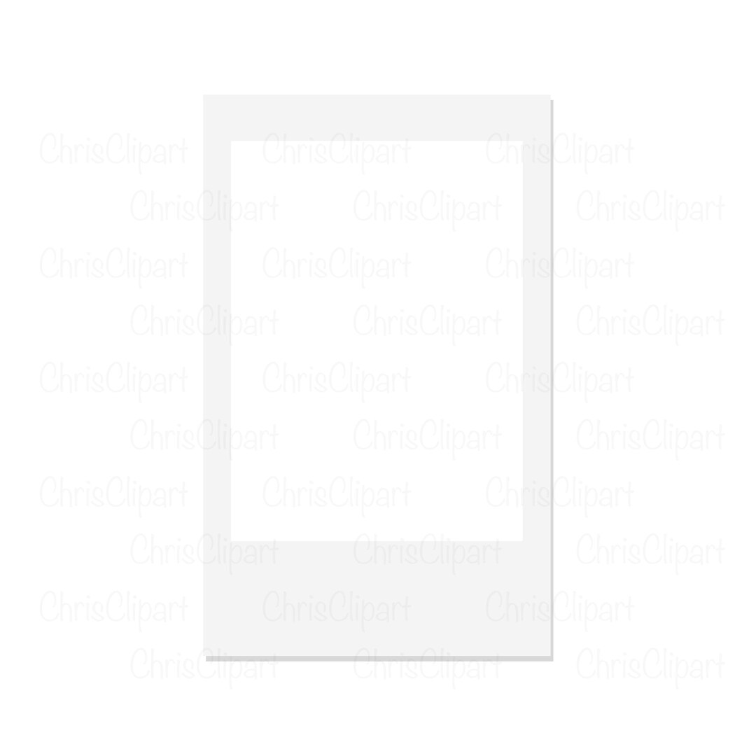 Thin Photo Frame Svg, Instant Photo Svg, Photo Frame Svg, Instant Photo ...