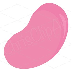 Pink Jelly Bean SVG PNG JPG - Bundle of 4 - Pink Jelly Bean Sublimation ...