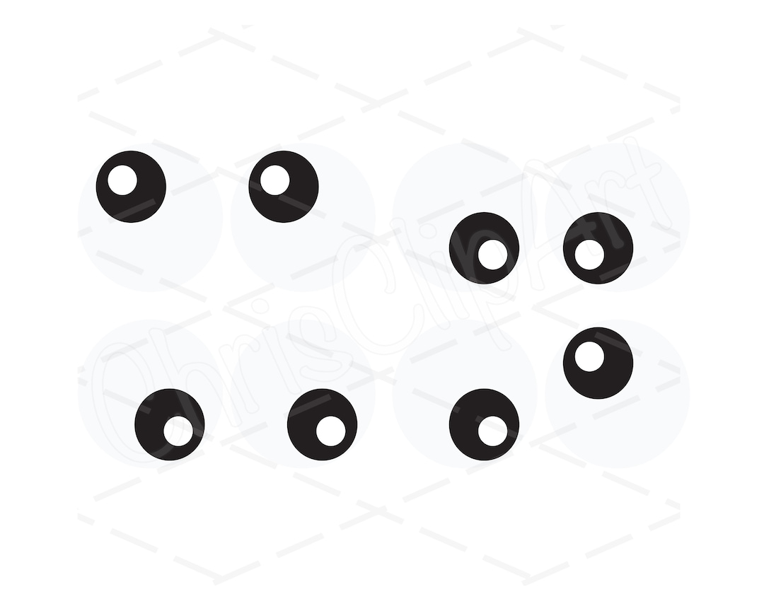 Button Eyes SVG PNG JPG - Button Eyes Bundle - Eyes Sublimation - Eyes ...