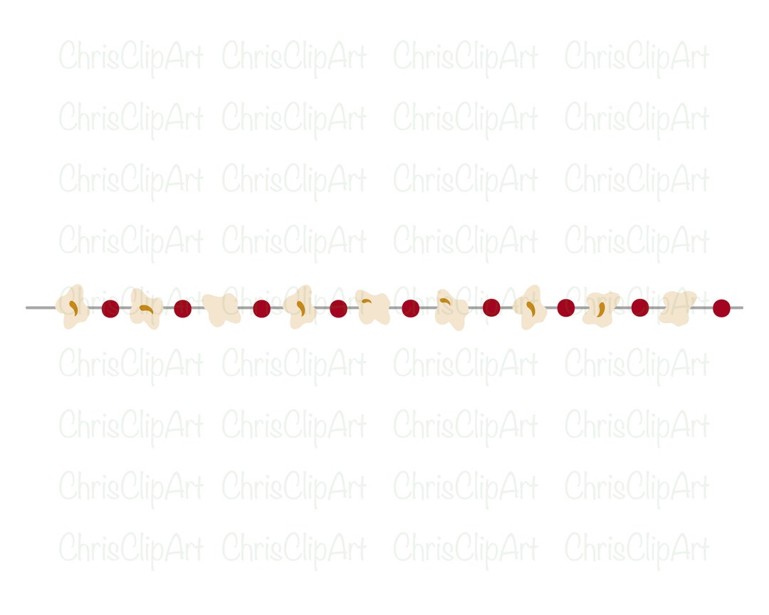 POPCORN STRING SVG Popcorn String Png Popcorn String - Etsy