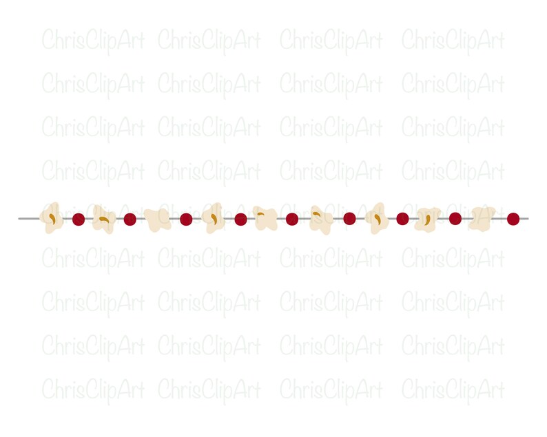 POPCORN STRING SVG Popcorn String Png Popcorn String - Etsy