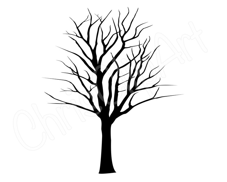 ÁRBOL SVG árbol clipart imágenes prediseñadas de halloween - Etsy España