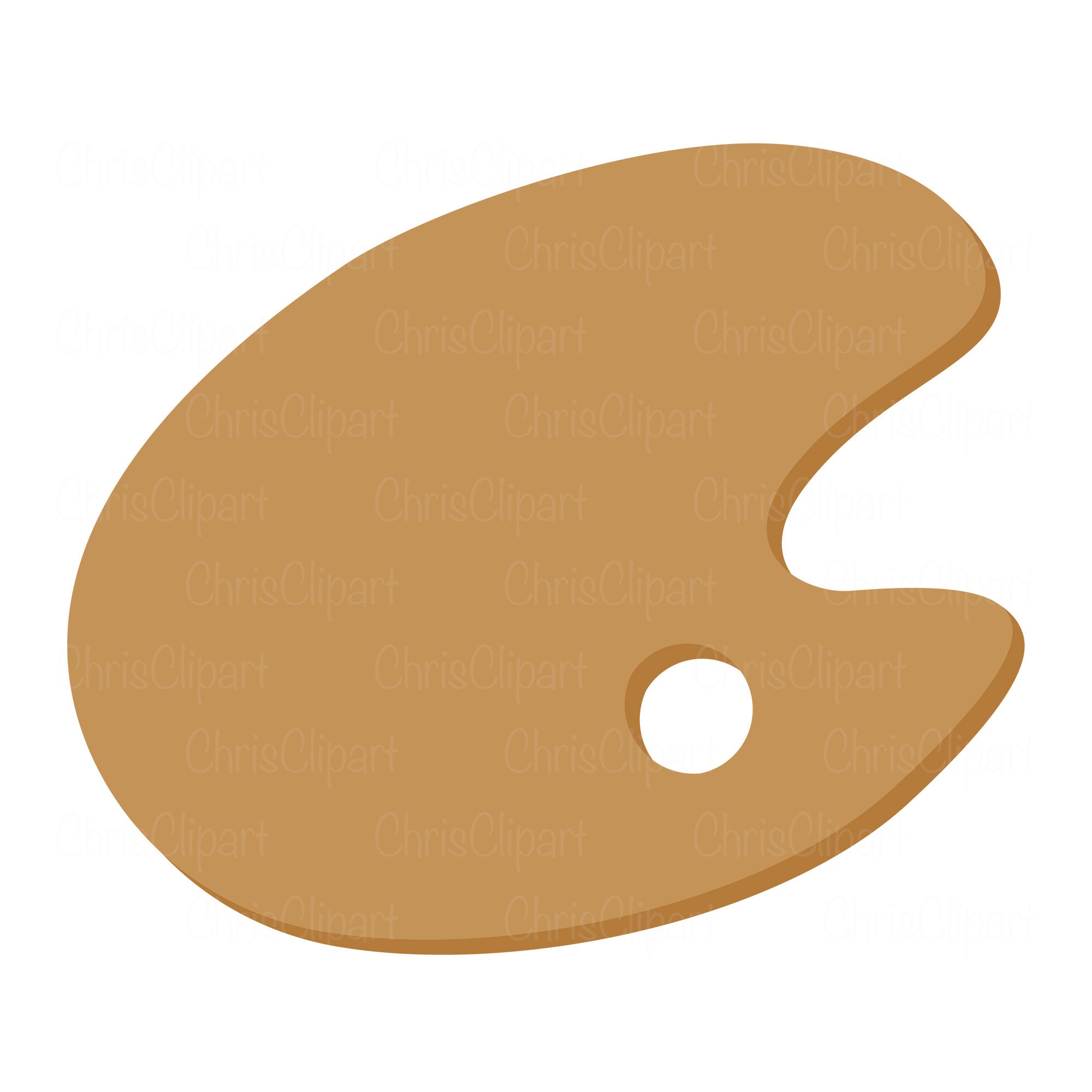 Clipart Artist Pallet