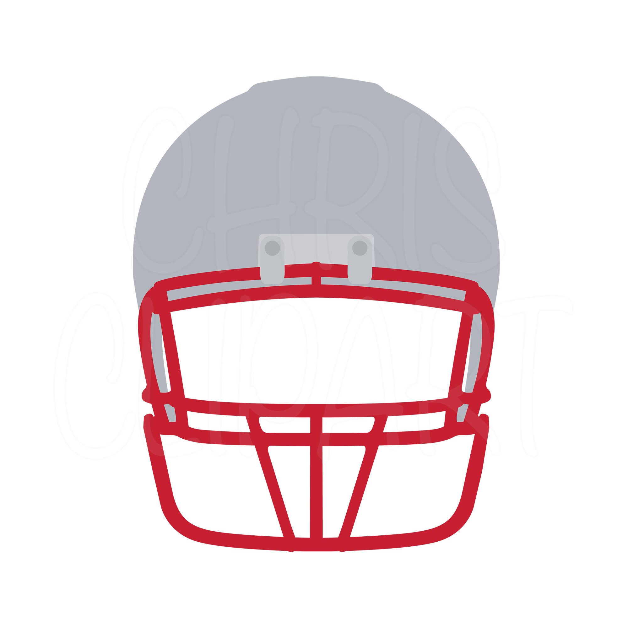 Football Helmet Front Facing