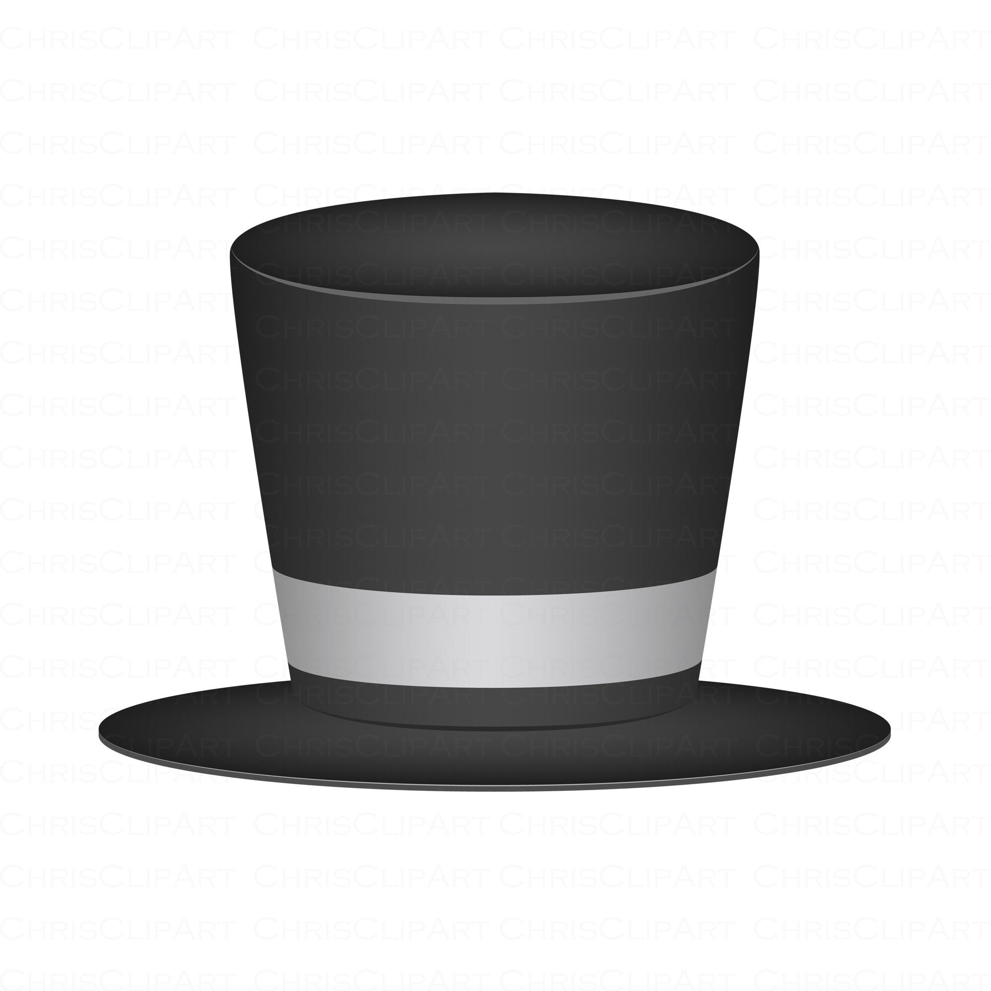 Snowman Top Hat Clipart