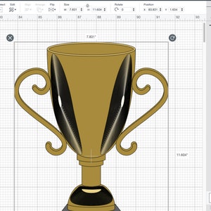 Trofeo svg trofeo clipart premio svg vector trofeo ganador | Etsy