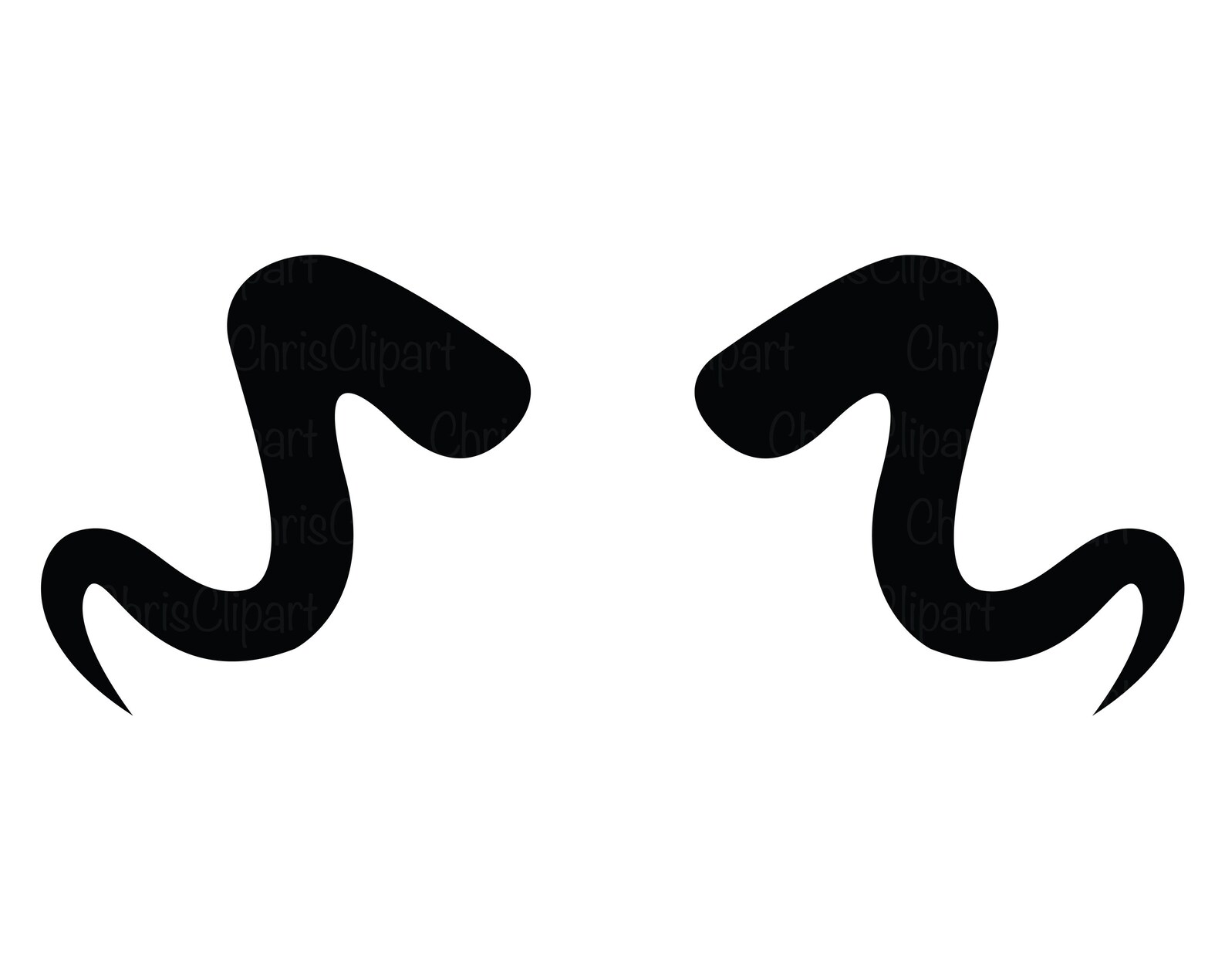 HORN SVG Horns Svg Clipart Horns Demon Horns Svg Devil - Etsy