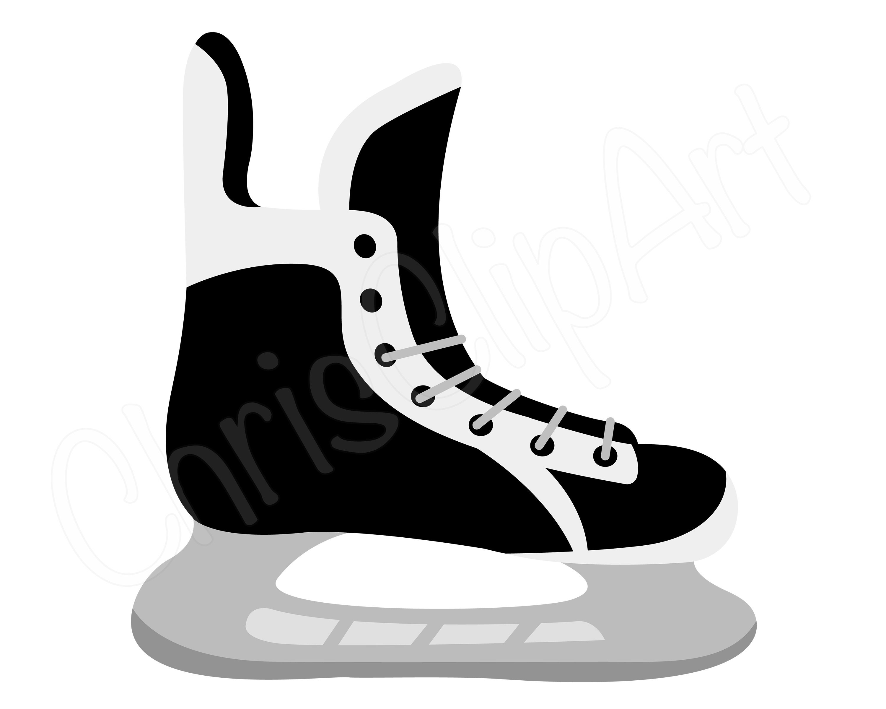 Ice Skate Pattern Clipart Free