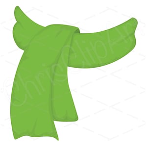 Scarf SVG PNG JPG Clipart Bundle 12 Colors Snowman Scarf Clipart Scarf Cricut Scarf Sublimation ...