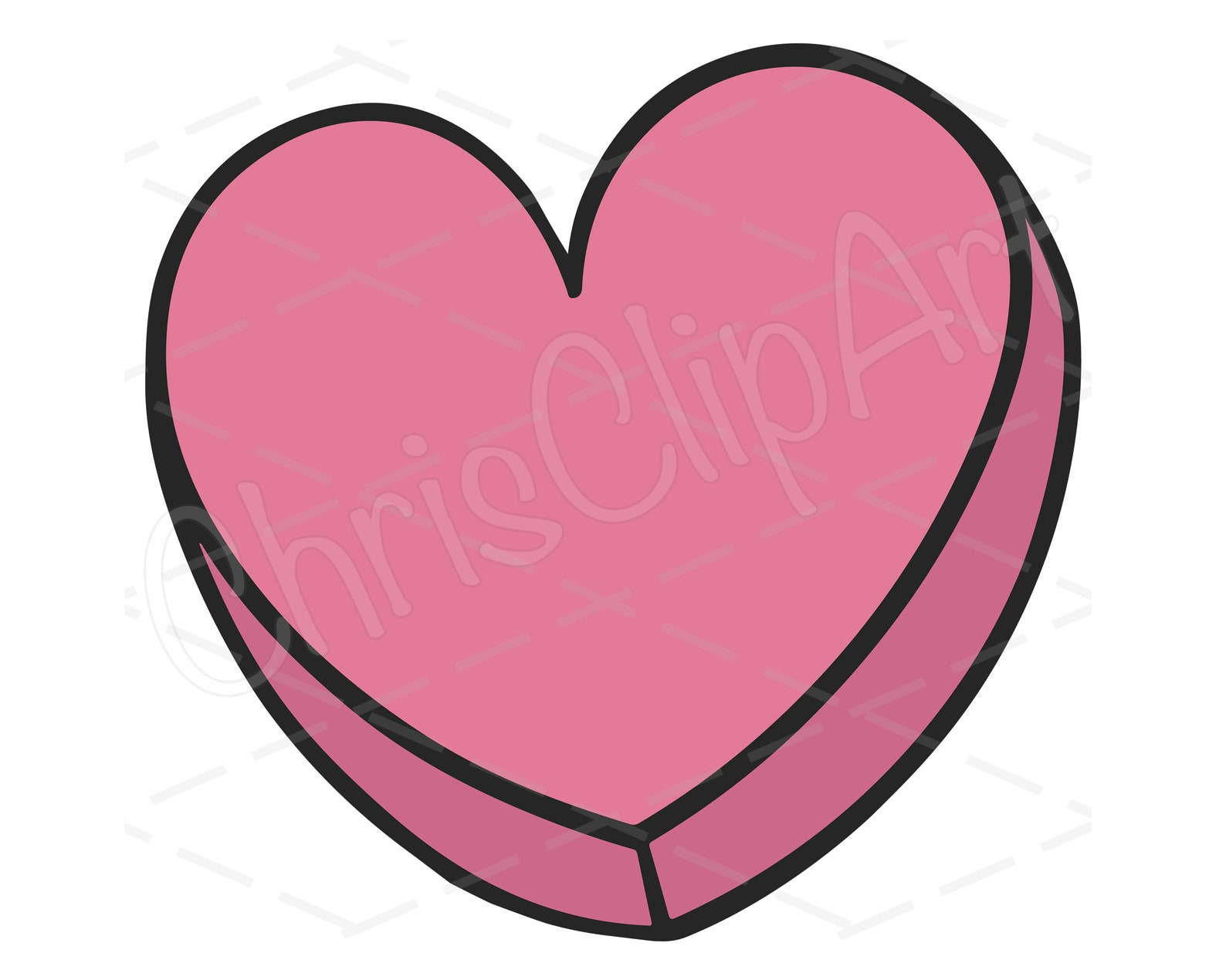 Conversation Heart Clipart - Candy Hearts SVG PNG JPG (digital Download ...