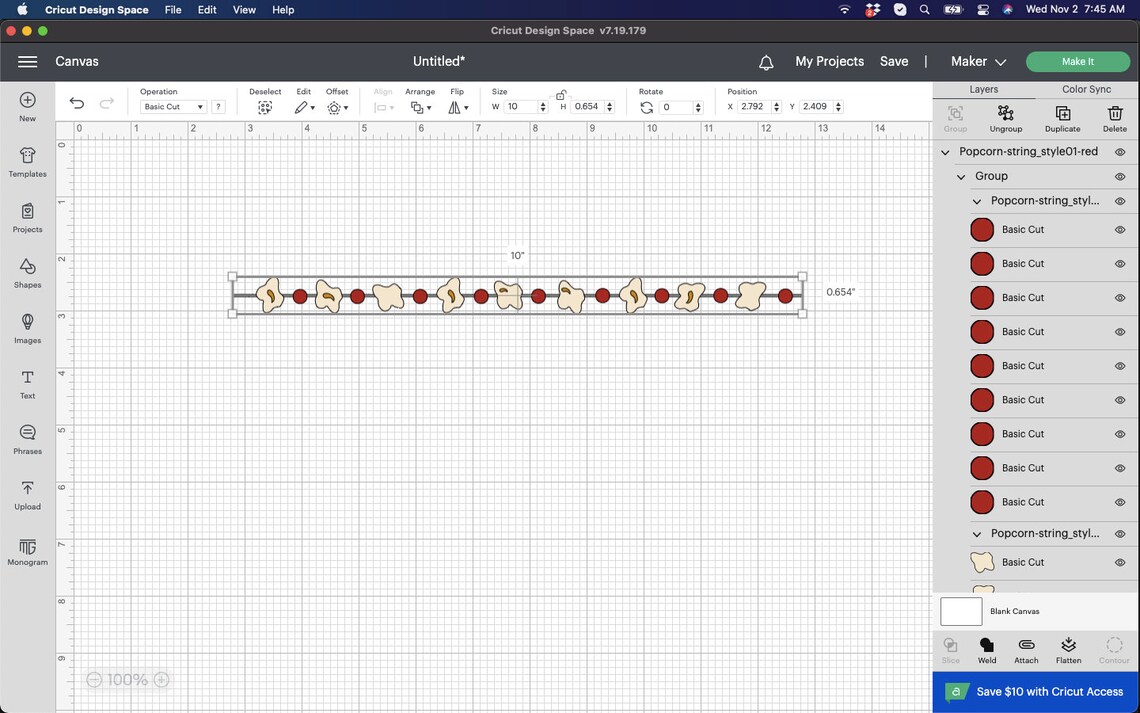 POPCORN STRING SVG Popcorn String Png Popcorn String - Etsy
